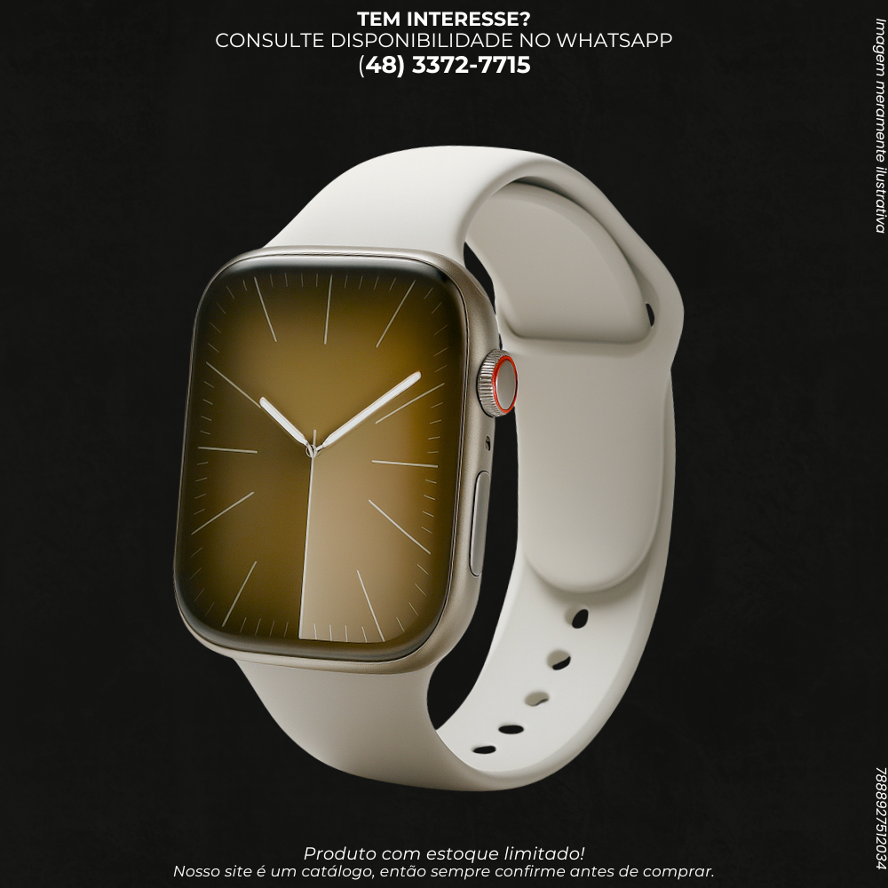 Smartwatch W10 46mm com 10 Pulseiras Intercambiáveis e Funções Intelig